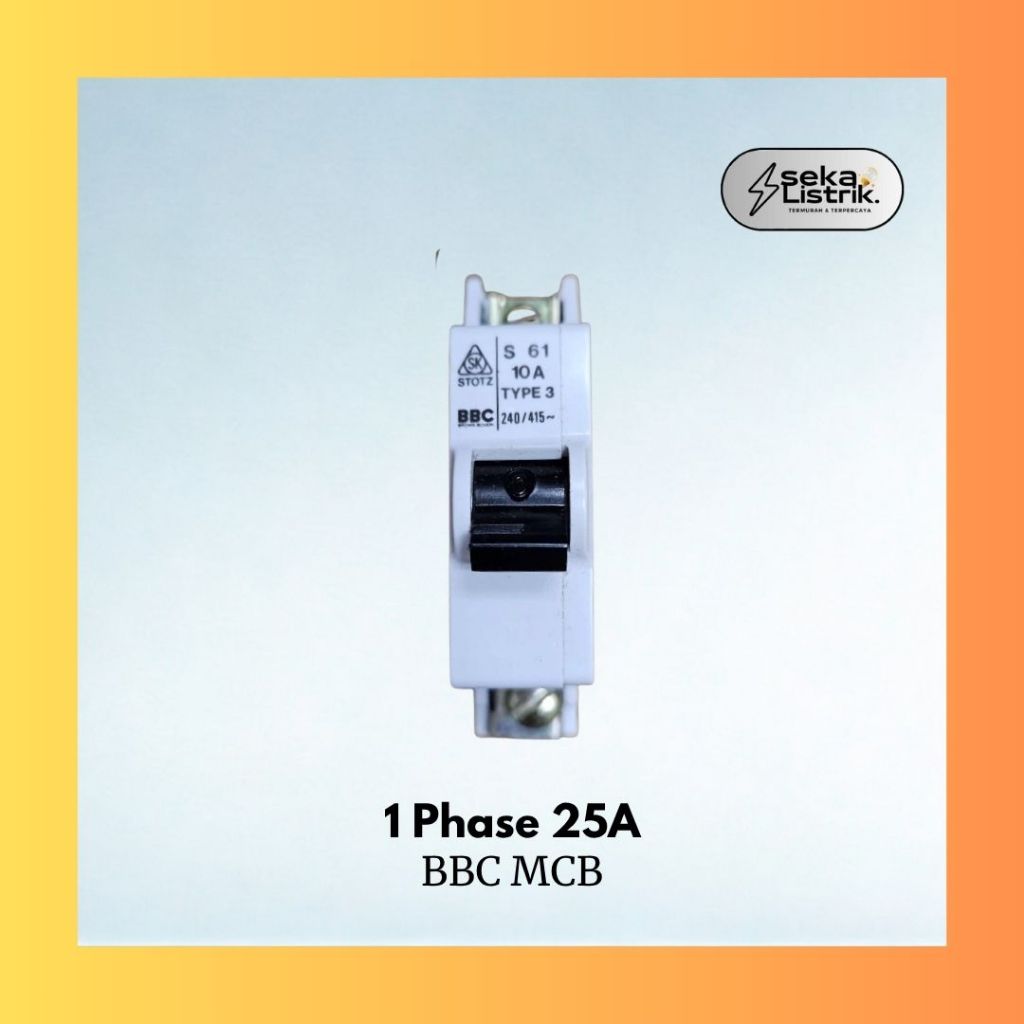 Jual BBC MCB 1 Phase 25 A | Shopee Indonesia