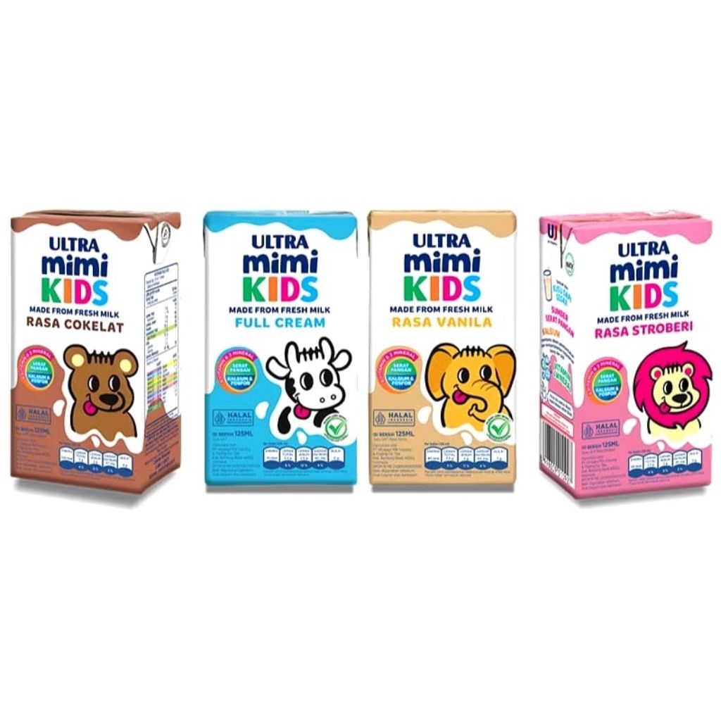 Jual Susu Ultra Mimi All Variant 125ml 1 karton isi 40pcs 1 dus ...