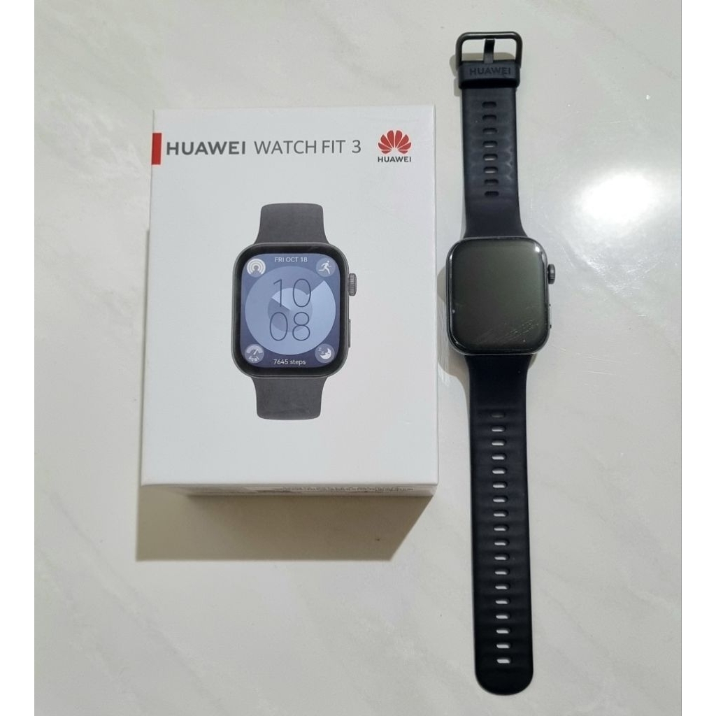 Jual Smartwatch Huawei Watch Fit3 Black Second | Shopee Indonesia