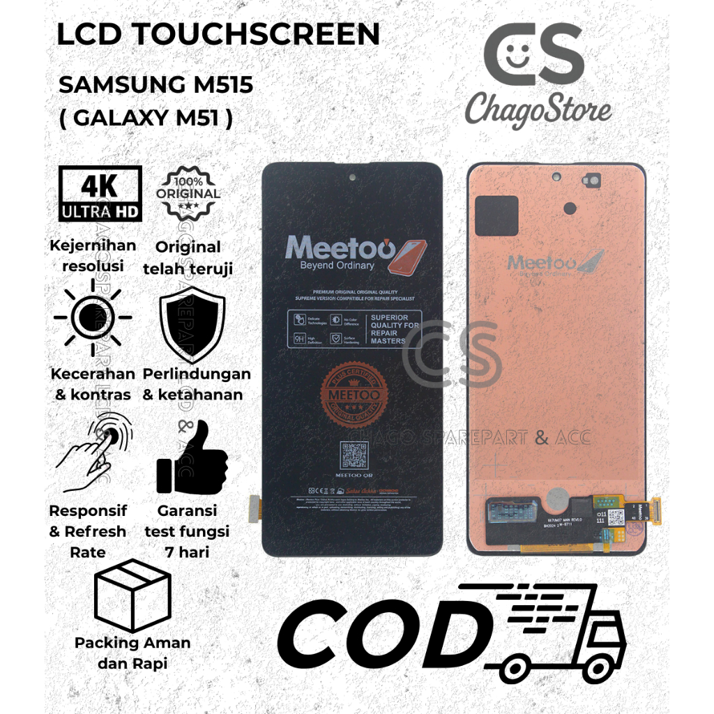 Jual LCD TOUCHSCREEN SAMSUNG M515/A715/A715F/E625/M625 (GALAXY M51 4G ...