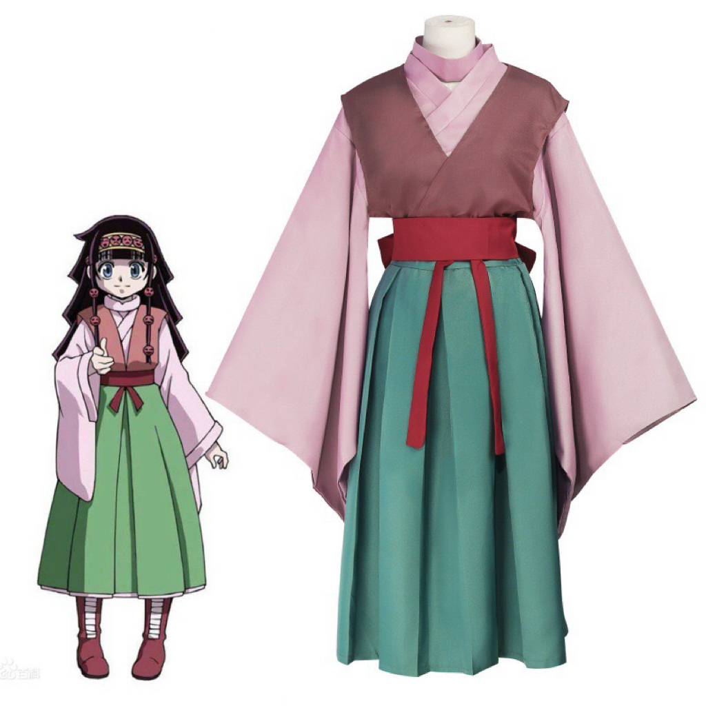 Jual Alluka Zoldyck Aruka Zoldik Cosplay Costume Hunter X Hunters Full ...