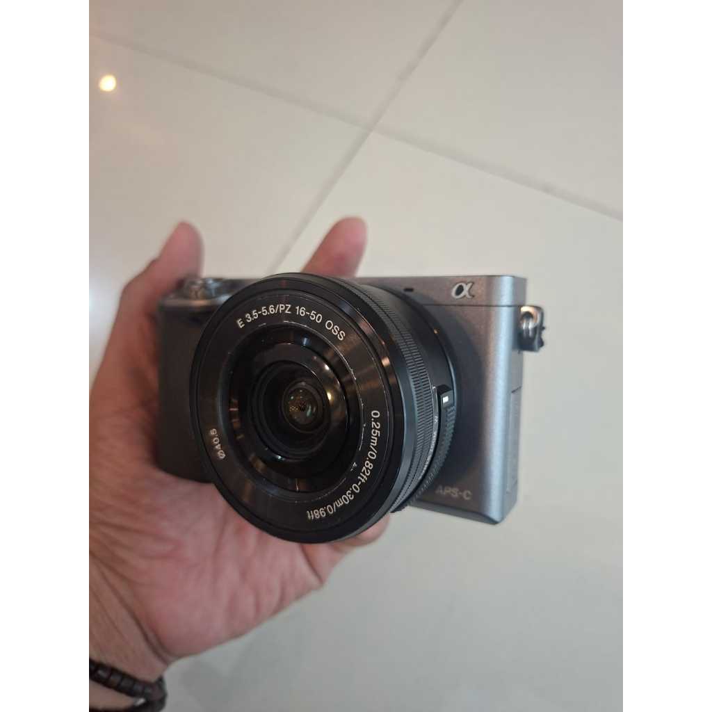 Jual Sony a6000 + kit 16 50mm (grey) | Shopee Indonesia
