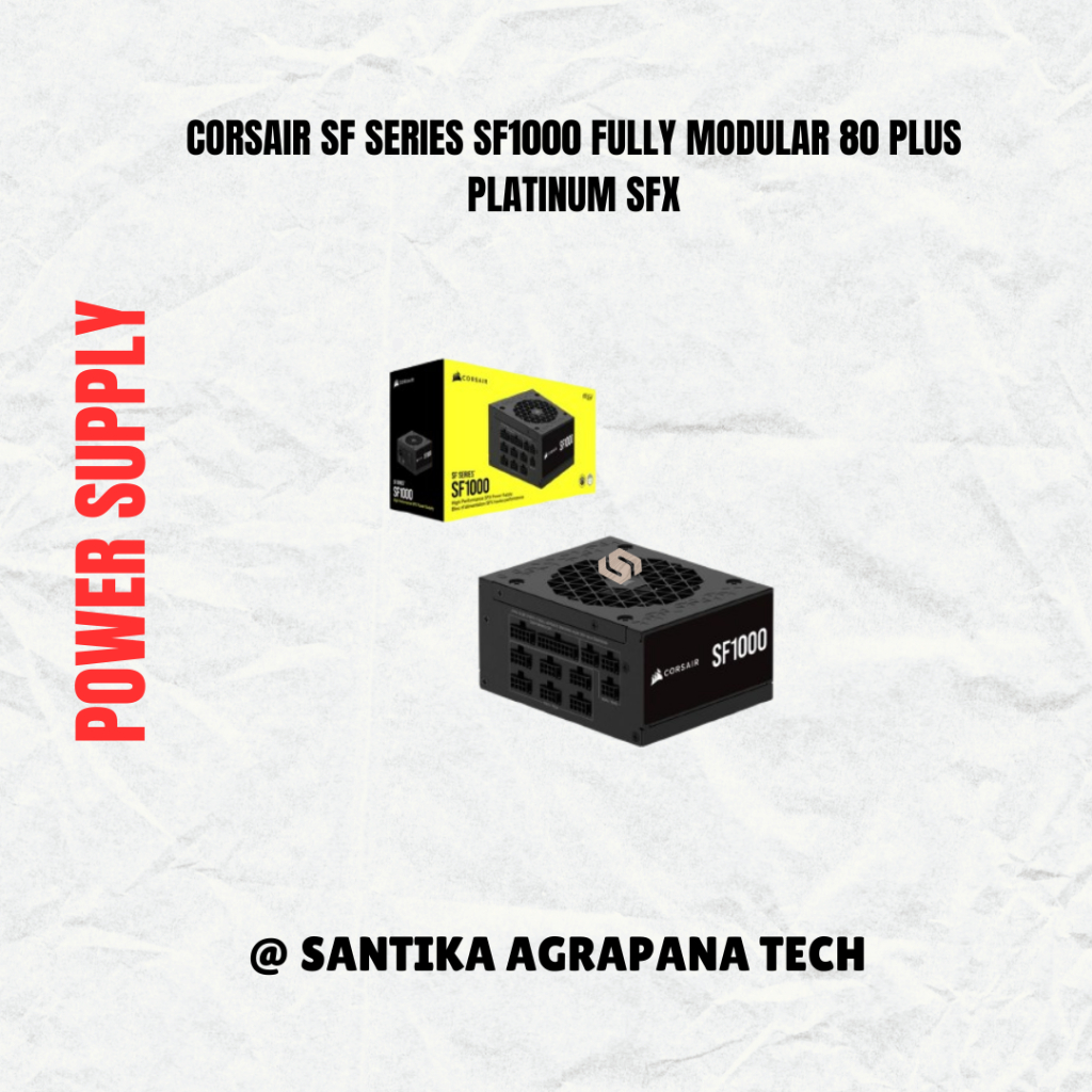 Jual Corsair SF Series SF1000 Fully Modular 80 PLUS Platinum SFX Power ...