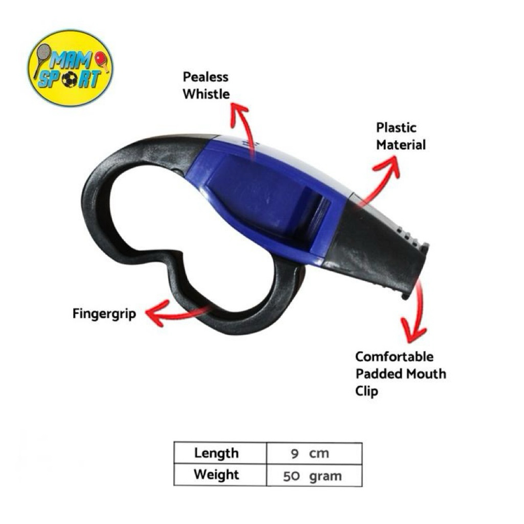 Jual Peluit Whistle Wasit Finger Grip ROX 55 Original | Shopee Indonesia