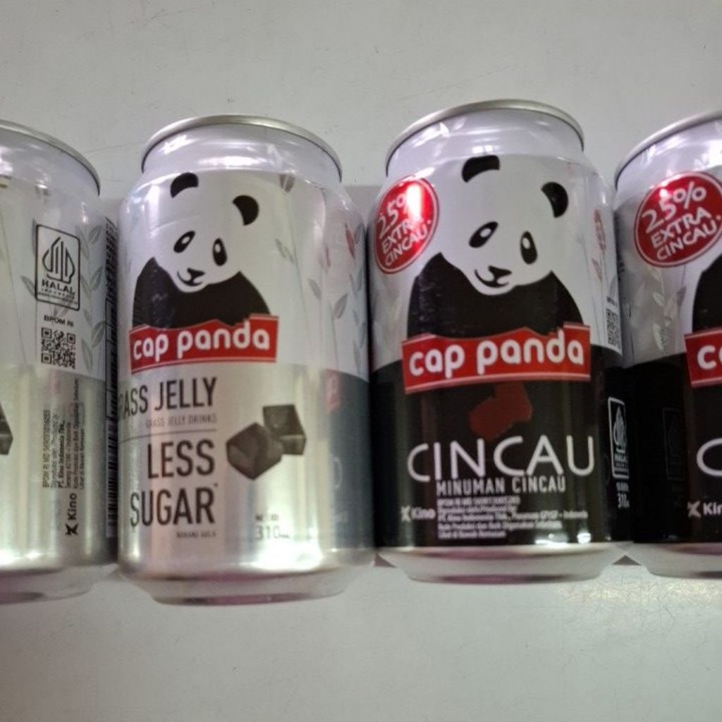 Jual Cincau CAP Panda Minuman Jelly Kaleng 310ml | Shopee Indonesia