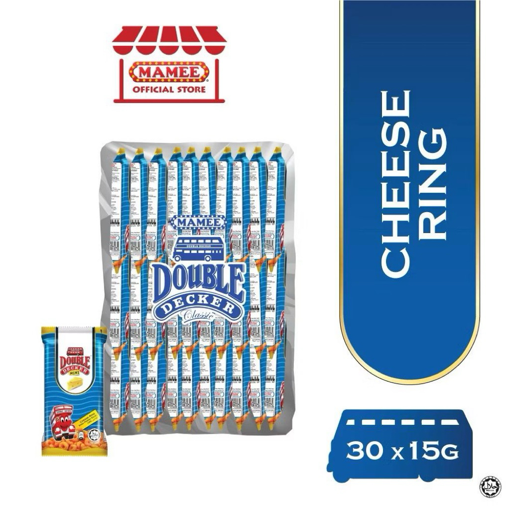 Jual CLEARANCE SALE !!! 1 SACHET MAMEE DOUBLE DECKER CHEESE RING ...