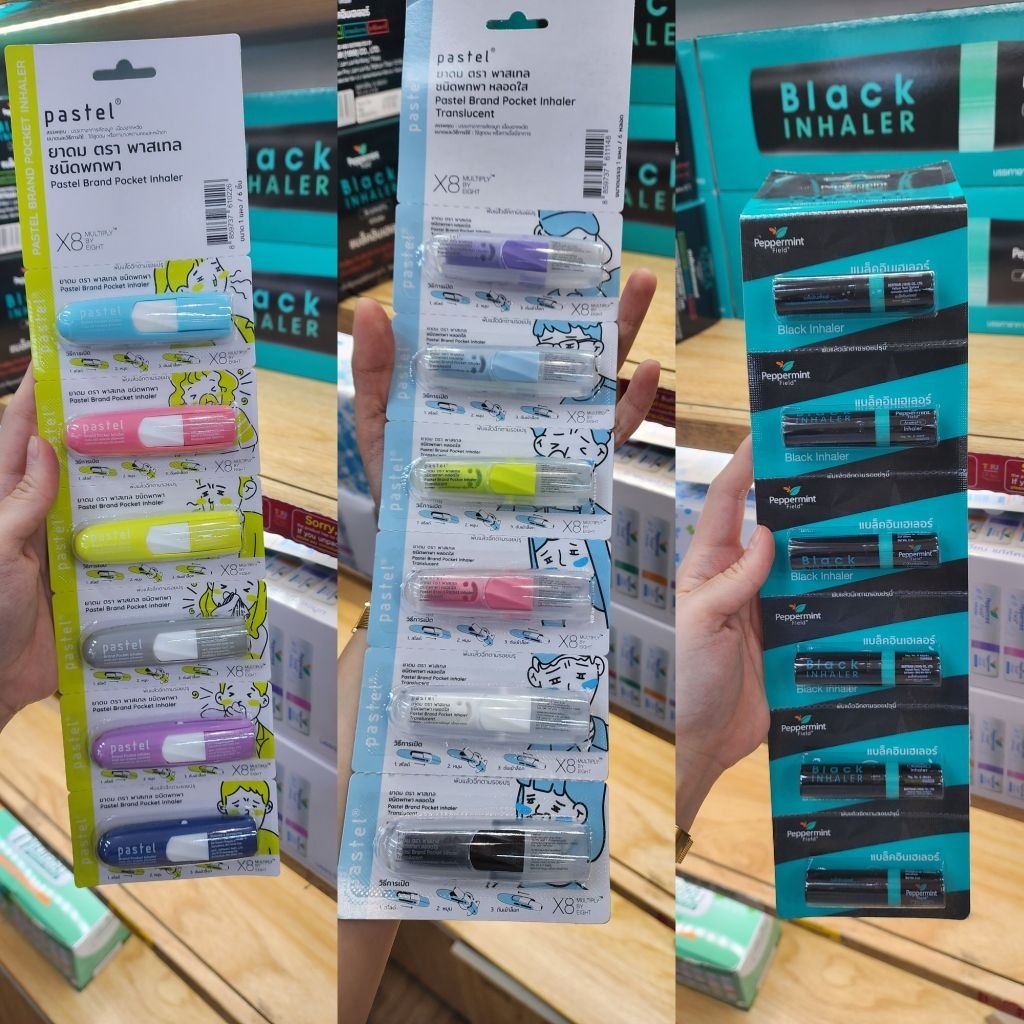 Jual Inhaler Pastel Original Pastel Fruity Black Peppermint Field ...