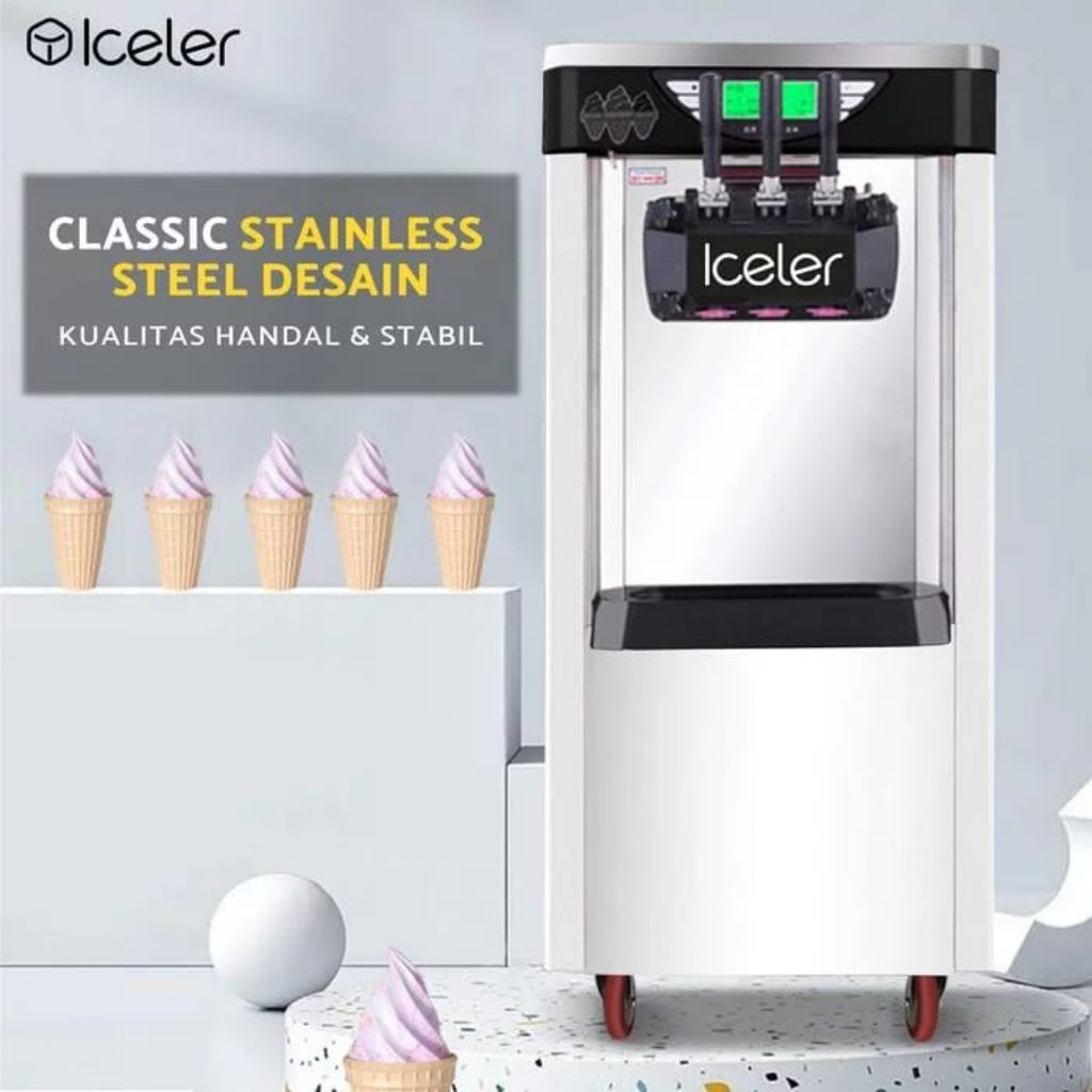 Jual Iceler Ice cream machine 3 Tuas Countertop & Standing Classic ...