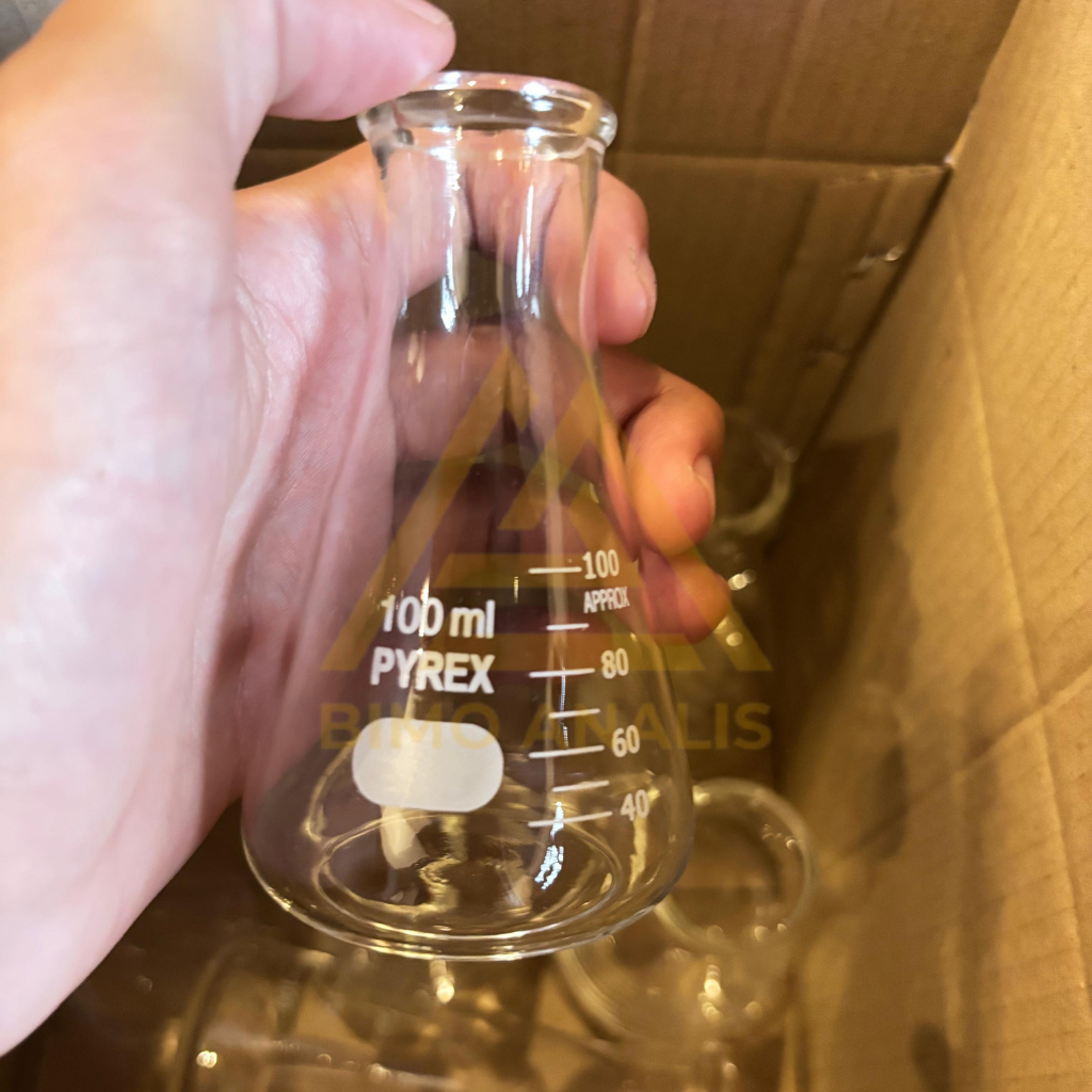 Jual Labu Erlenmeyer Pyrex / Labu Erlenmeyer Class A / Erlenmeyer Flask ...