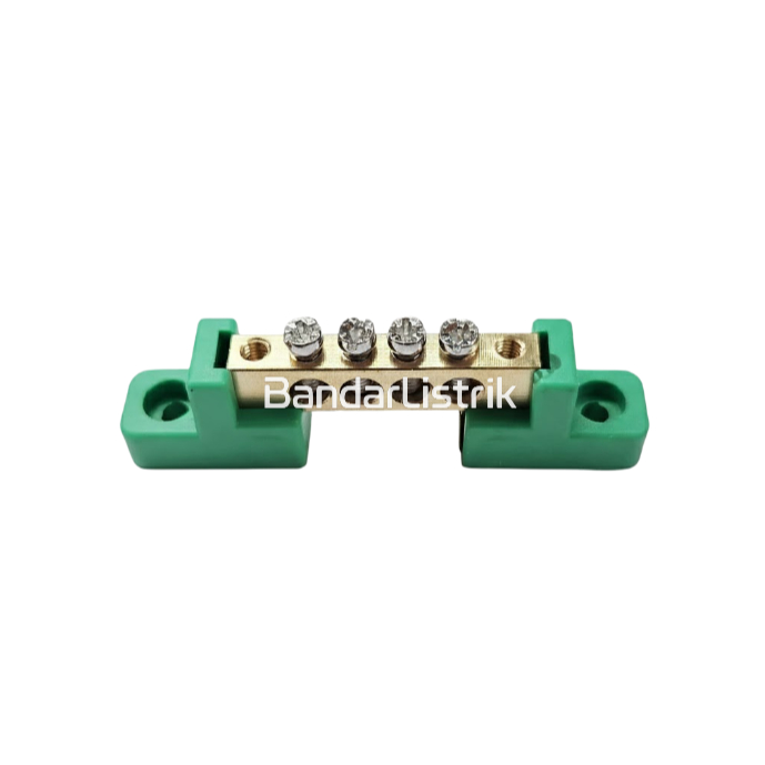 Jual FORT Terminal Block Grounding 4 Pole M4 6x9 mm / Terminal Blok ...