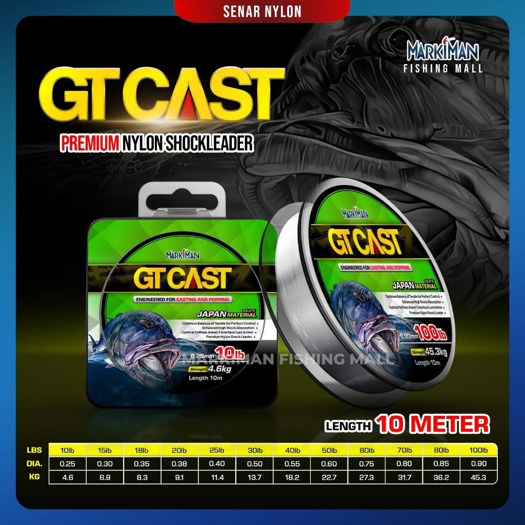 Jual Senar Leader GT Cast Markiman Premium 100% Fluorocarbon Premium ...