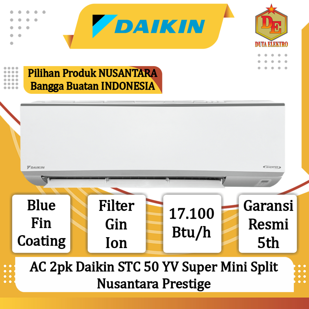 Jual AC 2pk Daikin STC 50 YV Super Mini Split Nusantara Prestige ...