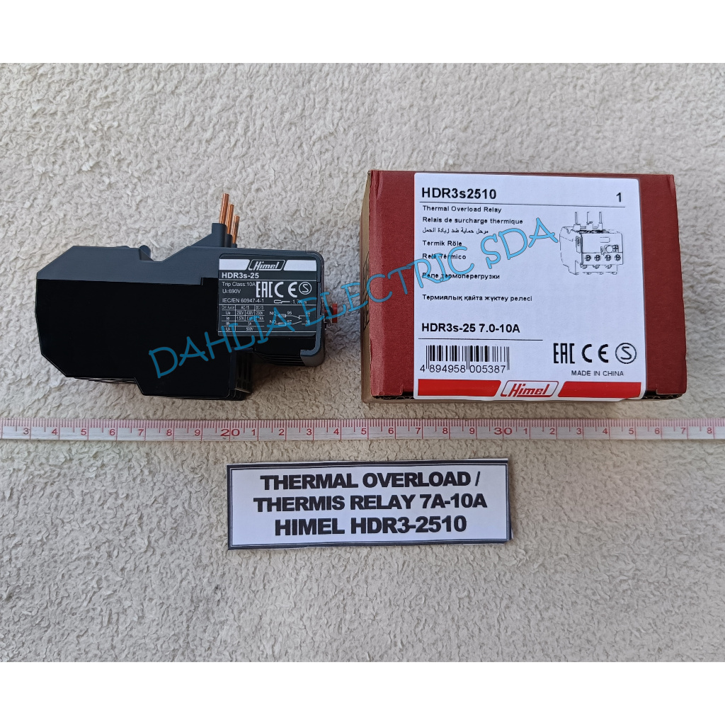 Jual THERMAL OVERLOAD/THERMIS RELAY 7A-10A HIMEL | Shopee Indonesia