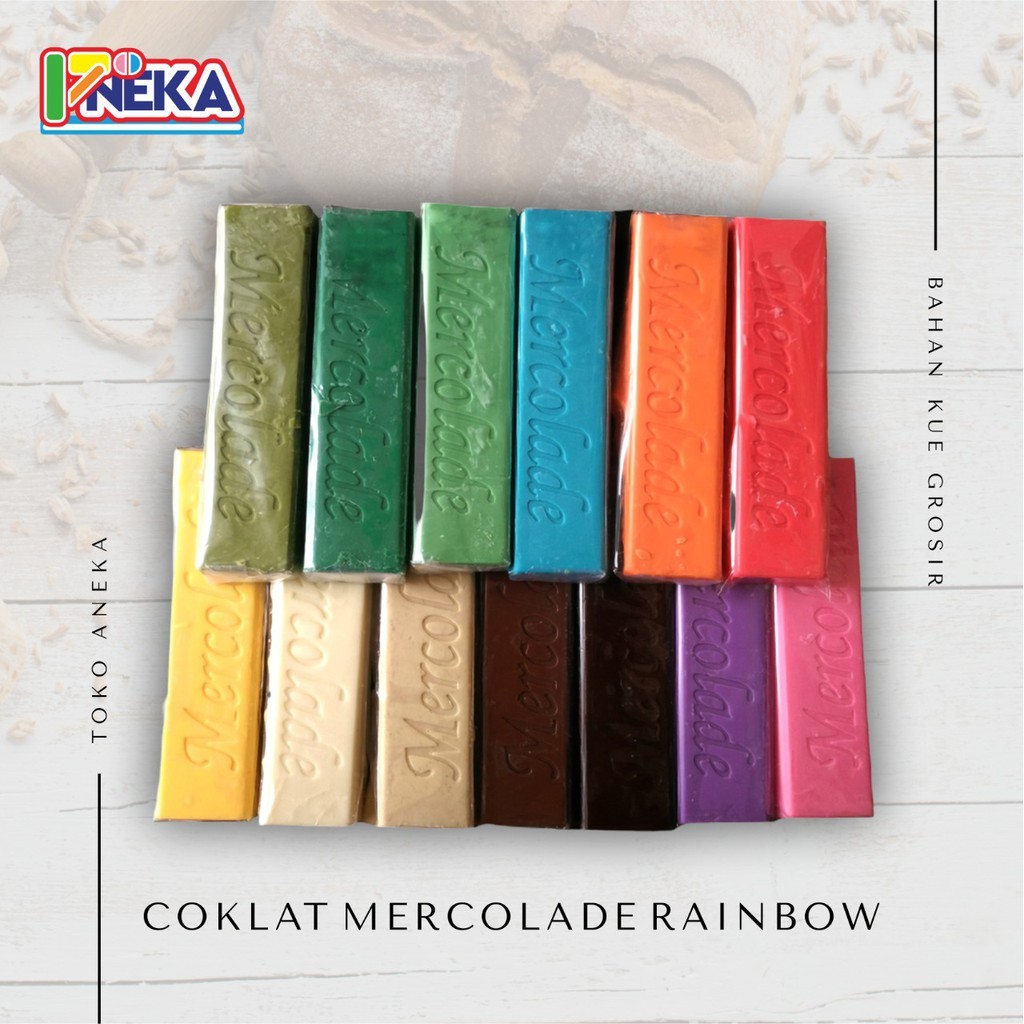 Jual Mercolade Coklat Batang Rainbow All Varian | Shopee Indonesia