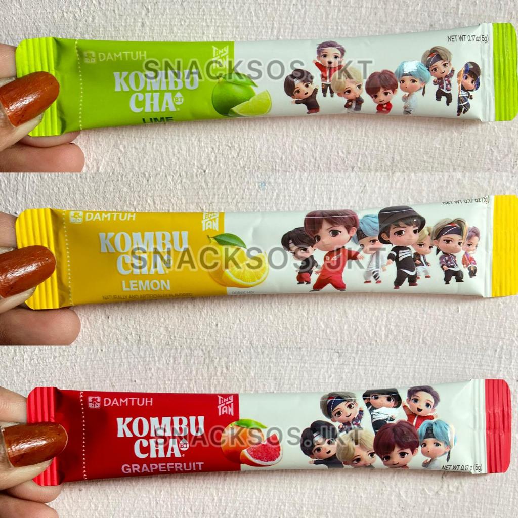 Jual DAMTUH KOMBU CHA GRAPEFRUIT / LEMON / LIME - KOMBUCHA BTS EDITION KOREA | Shopee Indonesia