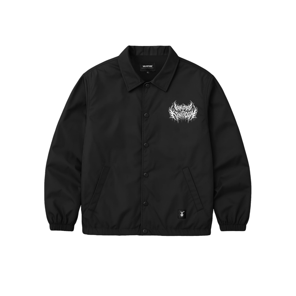 Jual Vampire Kingdom Coach Jacket Death Bloom Hitam Jaket Windbreaker ...