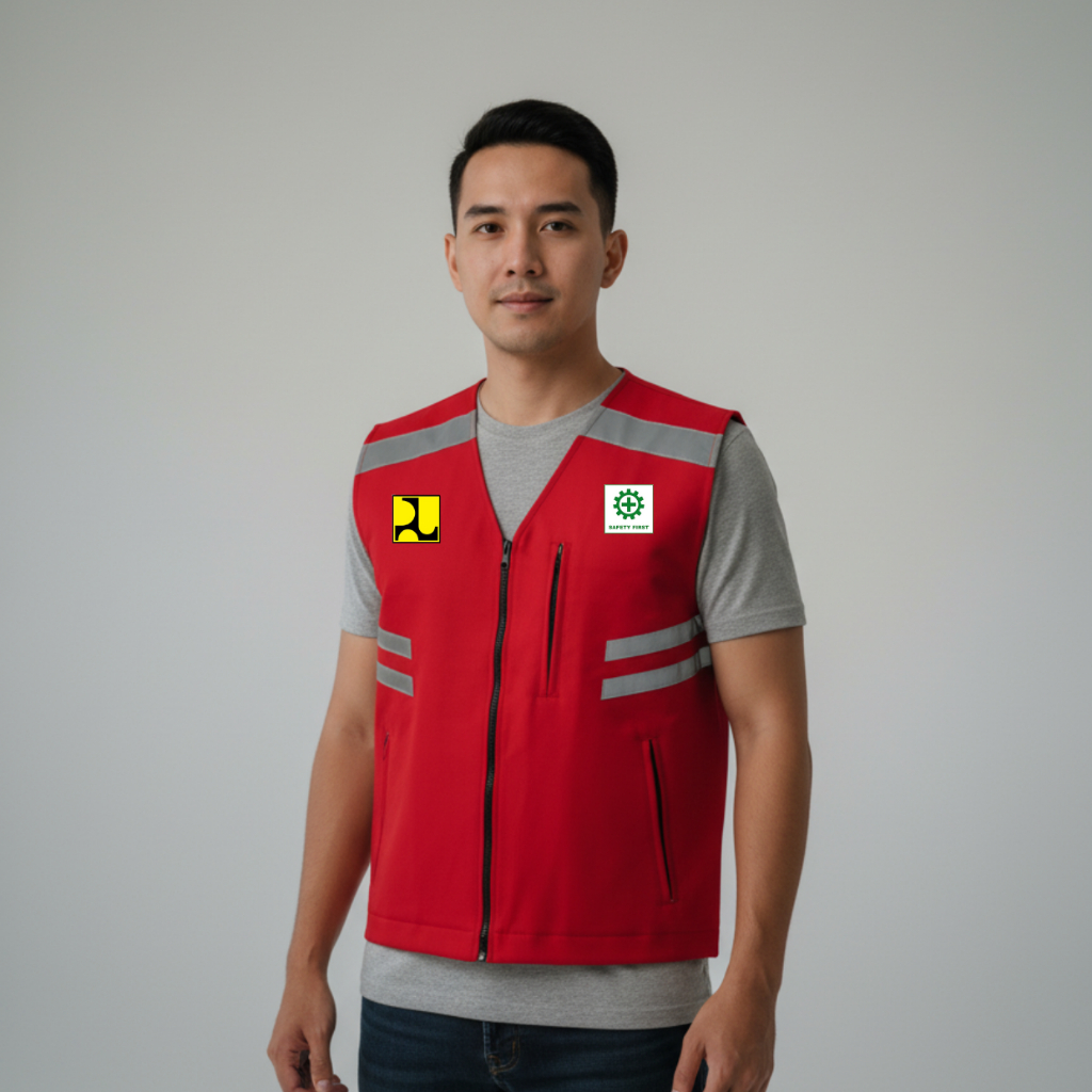 Jual Terjamin !!! Rompi Safety Dinas Pekerjaan Umum Unisex Bisa Custom ...