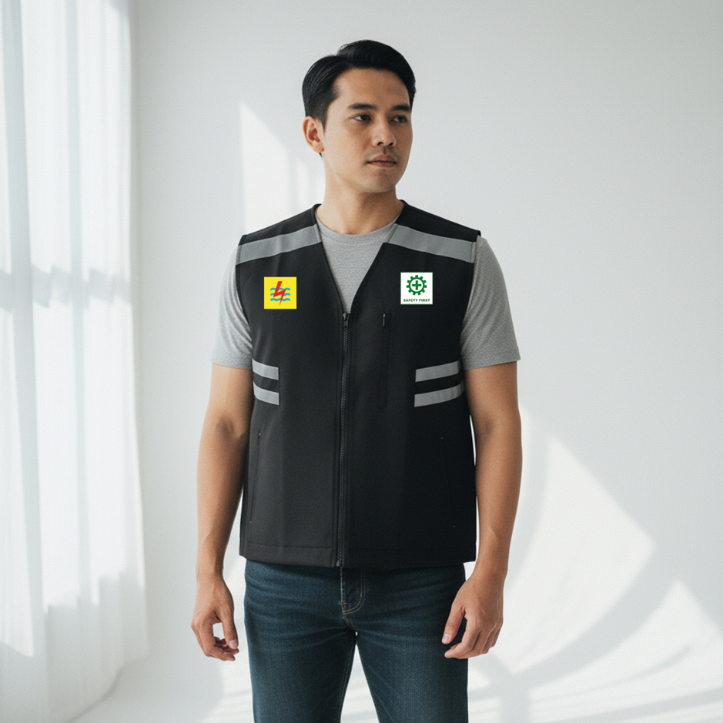 Jual Terjamin !!! Rompi Safety PLN Unisex Bisa Custom / Rompi Safety ...