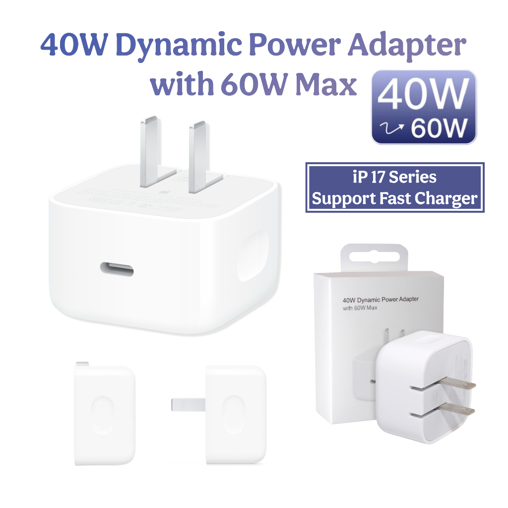 Jual READY STOCK!! 40W DYNAMIC POWER ADAPTER WITH 60W MAX ORIGINAL ...