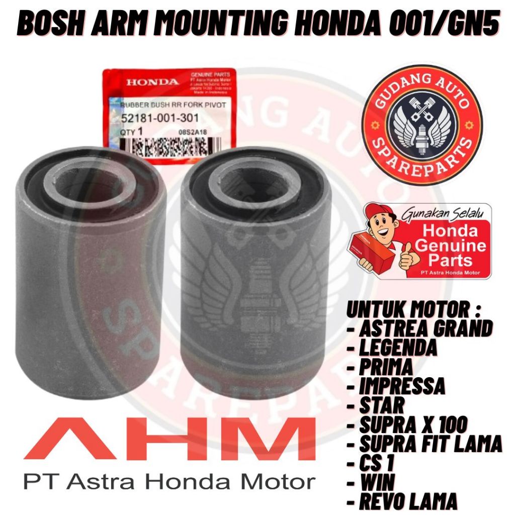 Jual Original AHM Bosh Arm Mounting Honda Astrea Grand Legenda Supra X ...