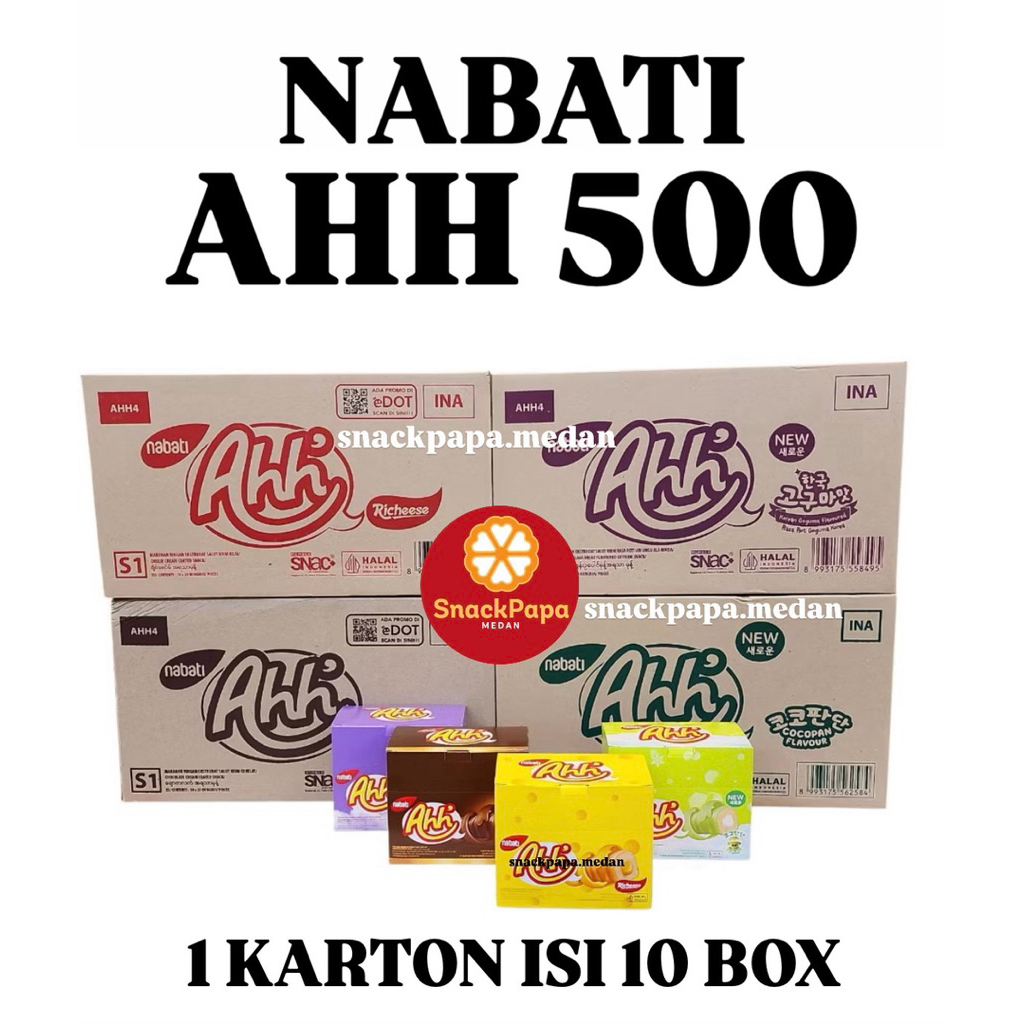 Jual NABATI AHH 500 [1 KARTON ISI 10 BOX] | NABATI AHH 500 KEJU | AHH ...