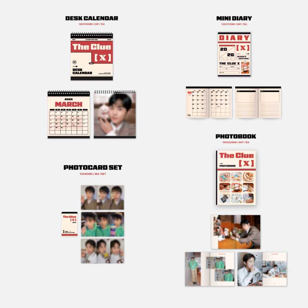 Jual (PRE-ORDER) XIUMIN - 2026 SEASON'S GREETINGS [The Clue [X ...