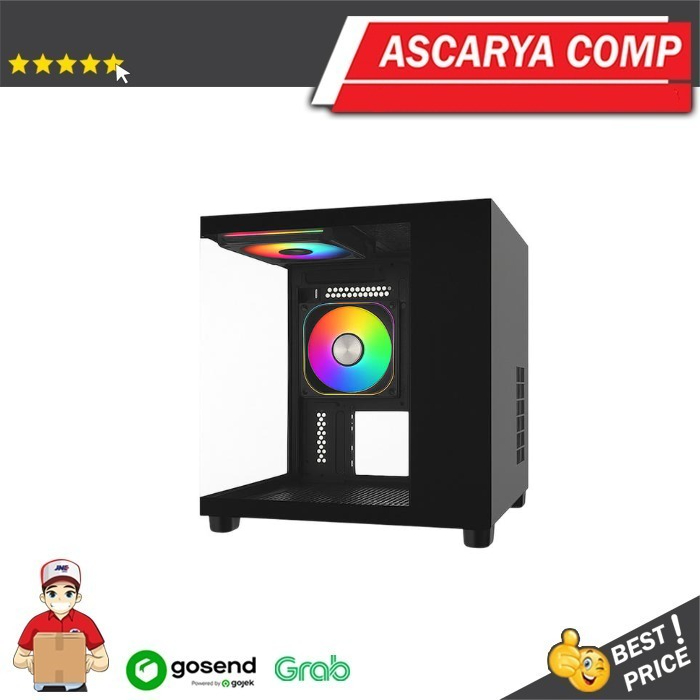 Jual Casing PC Bezzera Q130 – Desain Compact, 3 Fan RGB, Dual Tempered ...