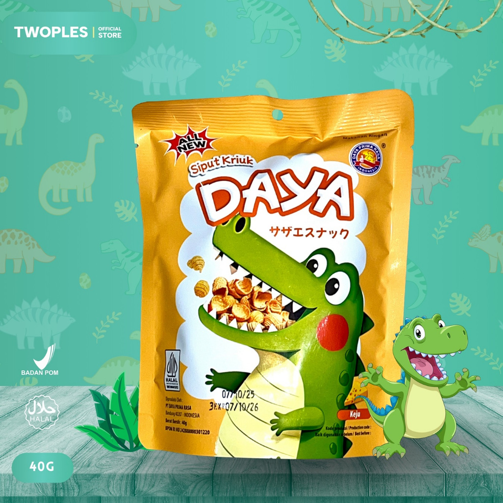 Jual Daya Snack Crispy 40gr & 50 gr Cemilan Renyah Halal BPOM Rasa ...