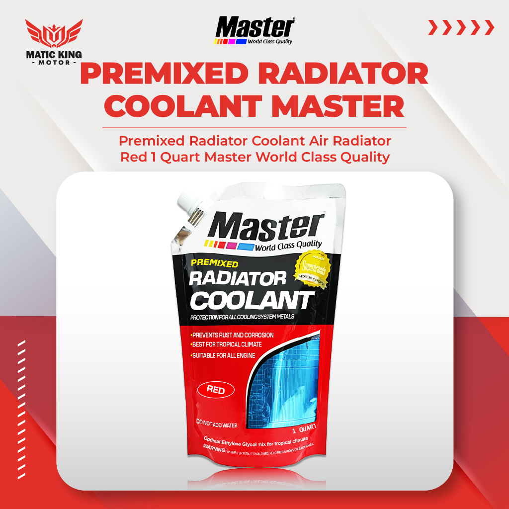 Jual Air Radiator Coolant Pendingin Motor Mobil Premixed Refill 1 Quard ...