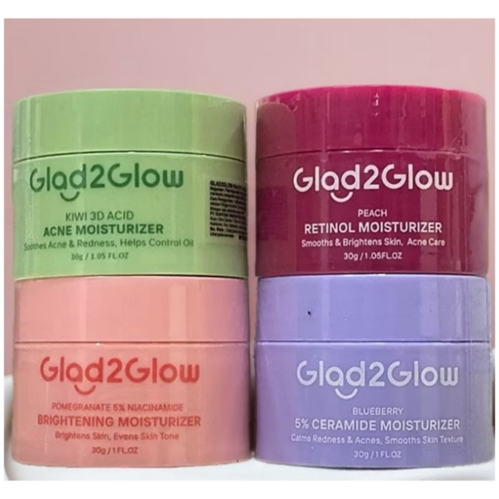 Jual GLAD2GLOW Moisturizer Series 30gr All Varian | Moisturizer ...