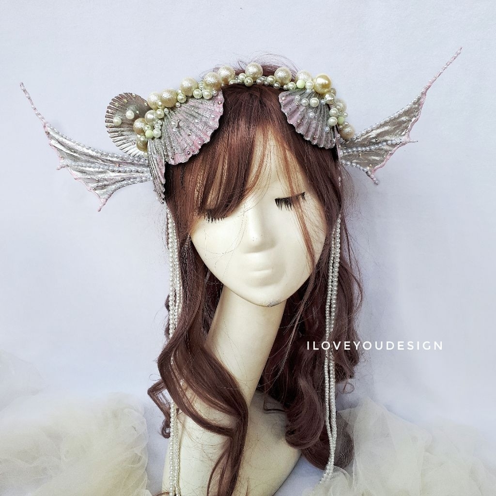 Jual iloveyoudesign/ Mermaid headpiece / mermaid cosplay/mermaid custom ...