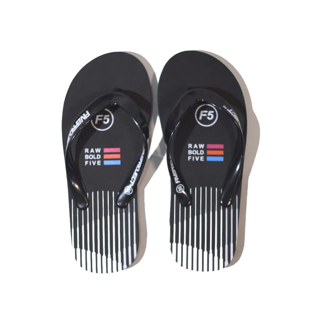 Jual Five Project Sendal Jepit Distro Ver Black Sendal Jepit Pria ...