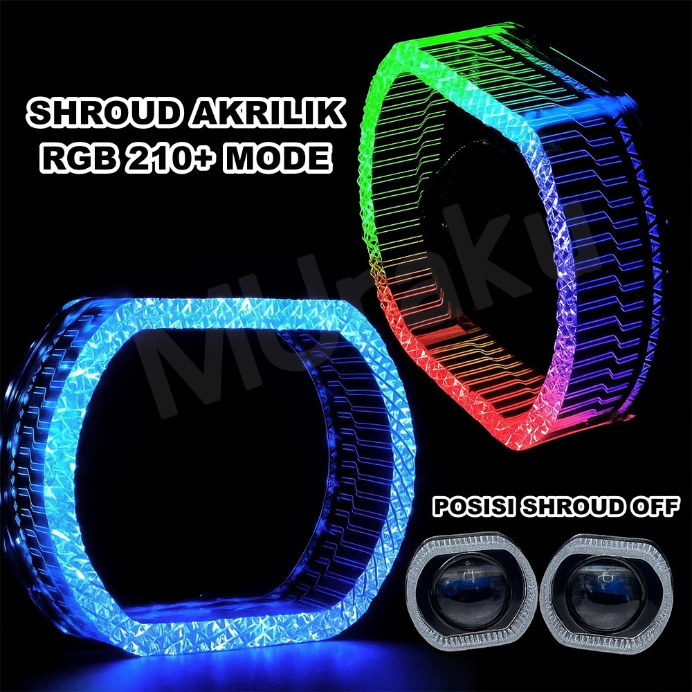 Jual Premium Ring Shroud Biled Bmw Akrilik 210+ Mode Setting app ...