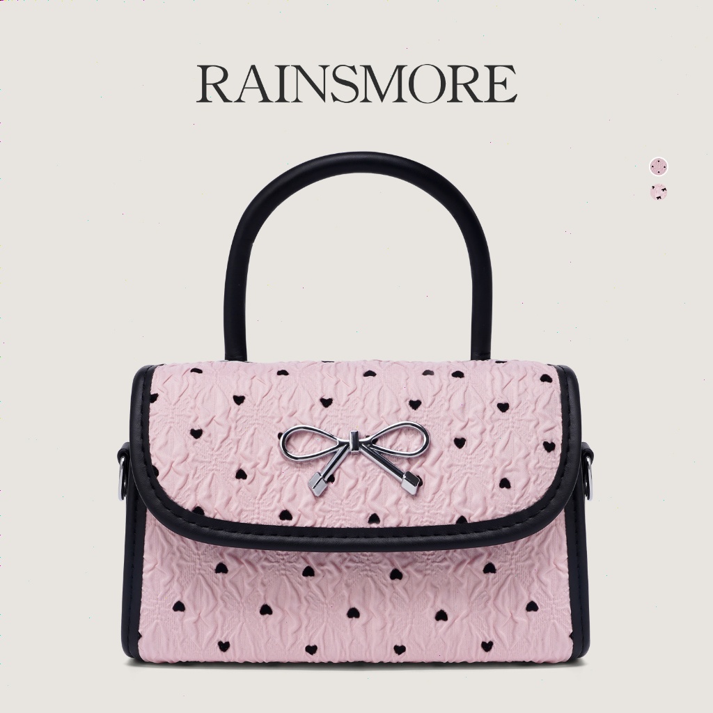 Jual RAINSMORE Tas Korean Style | Tas Pita Mini Elegan Polkadot | Bisa ...