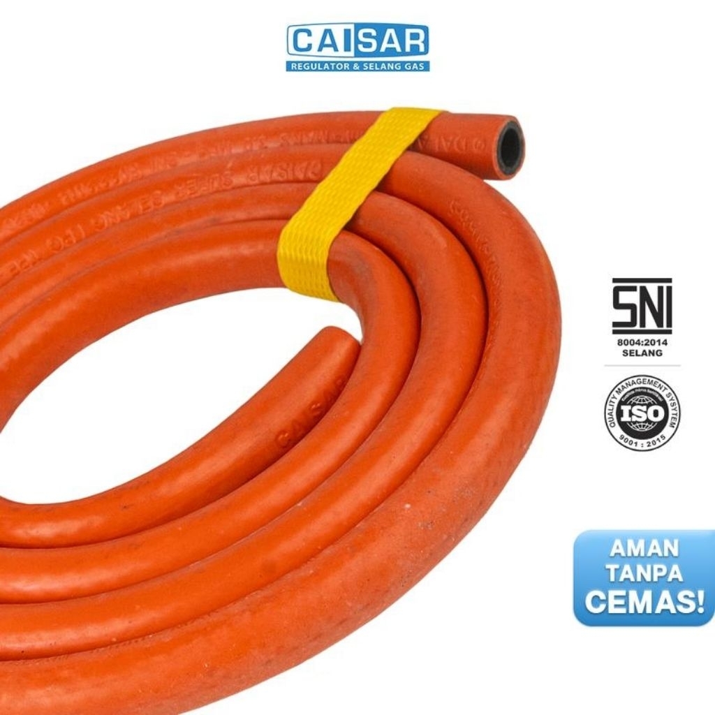 Jual Selang Gas Caisar 2 Lapis Harga Meteran - Selang Gas Orange Kompor ...