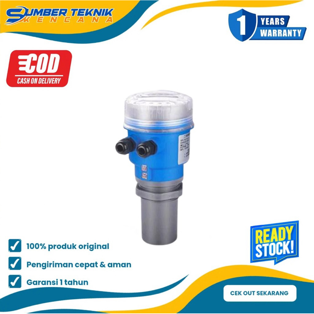 Jual Ultrasonic Water Level Sensor IP68 Waterproof 4 20ma & RS485 - 4 ...