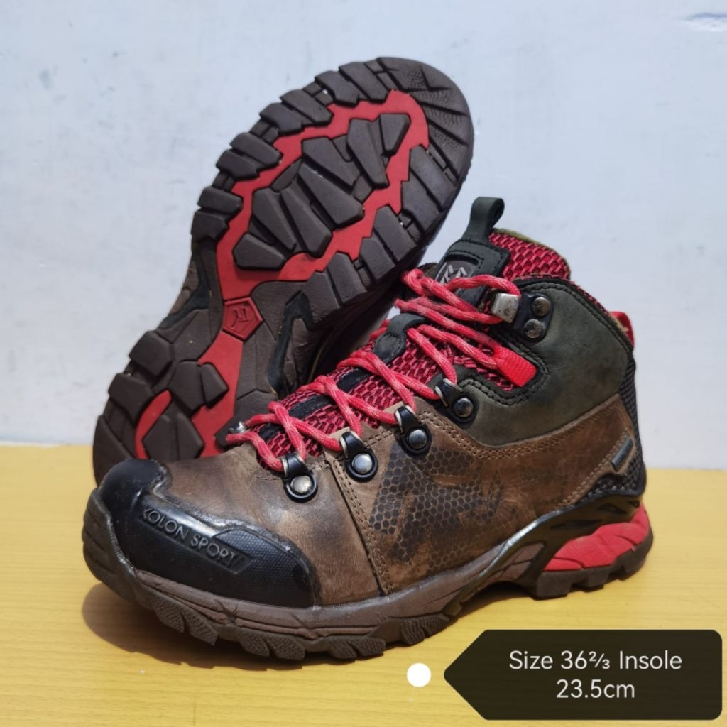 Jual Sepatu Hiking KOLON SPORT GORE-TEX MID 37 | Shopee Indonesia