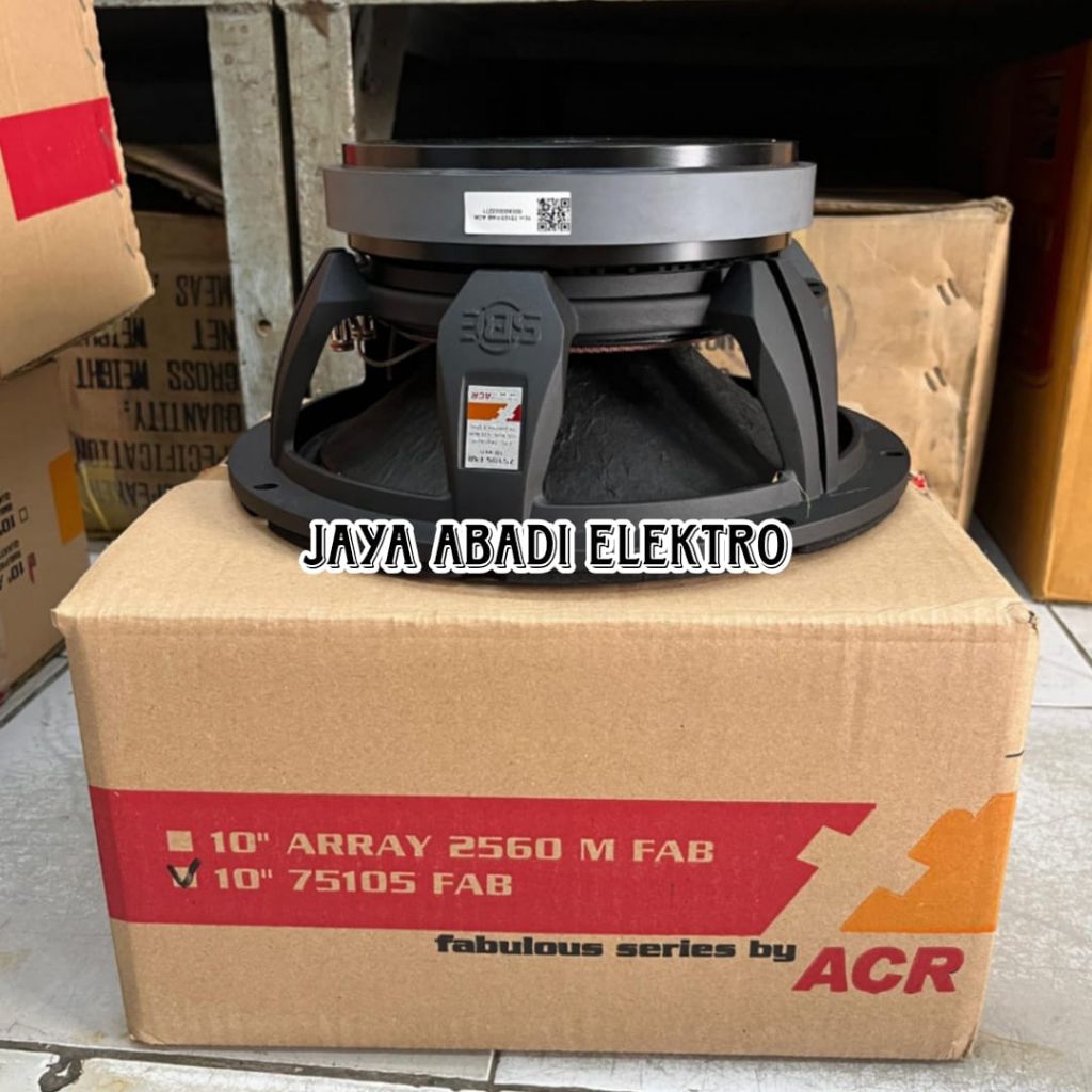 Jual Speaker ACR Fabulous 10 inch 75105 M FAB Spul 3 inch | Shopee ...