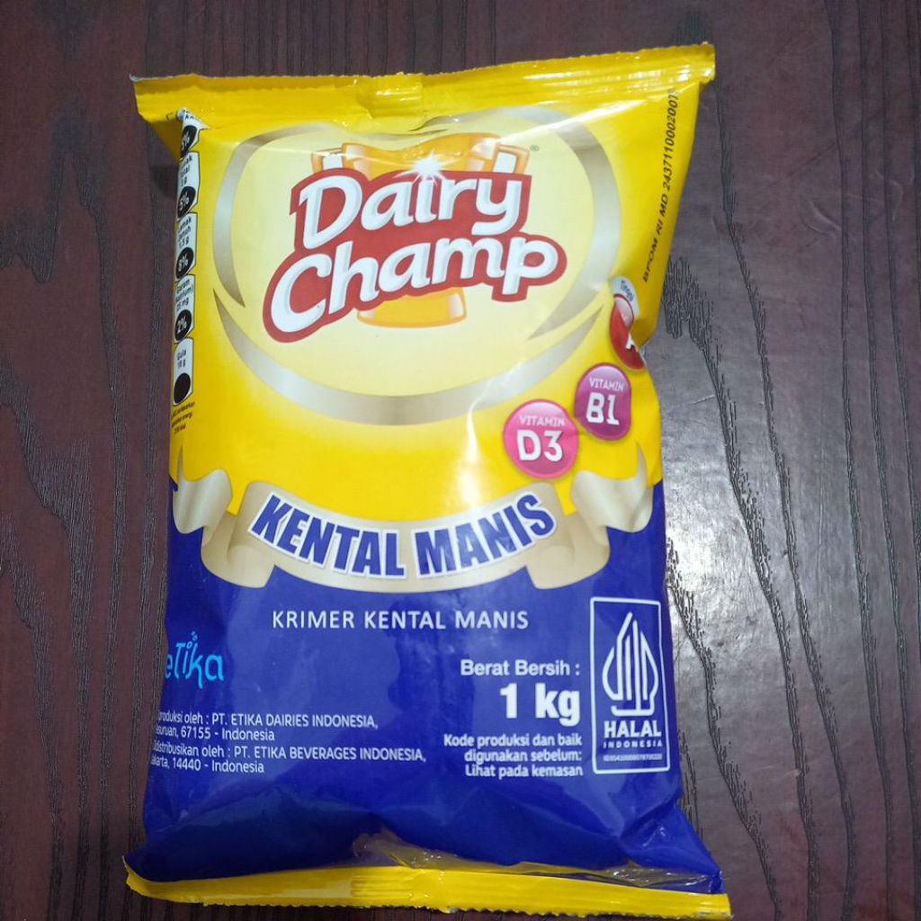 Jual Dairy champ susu kental manis 1kg bantal | Shopee Indonesia