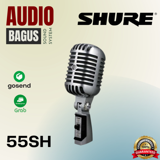 Jual Microphone SHURE 55SH SERIES II Mic Vocal Studio ORIGINAL | Shopee ...