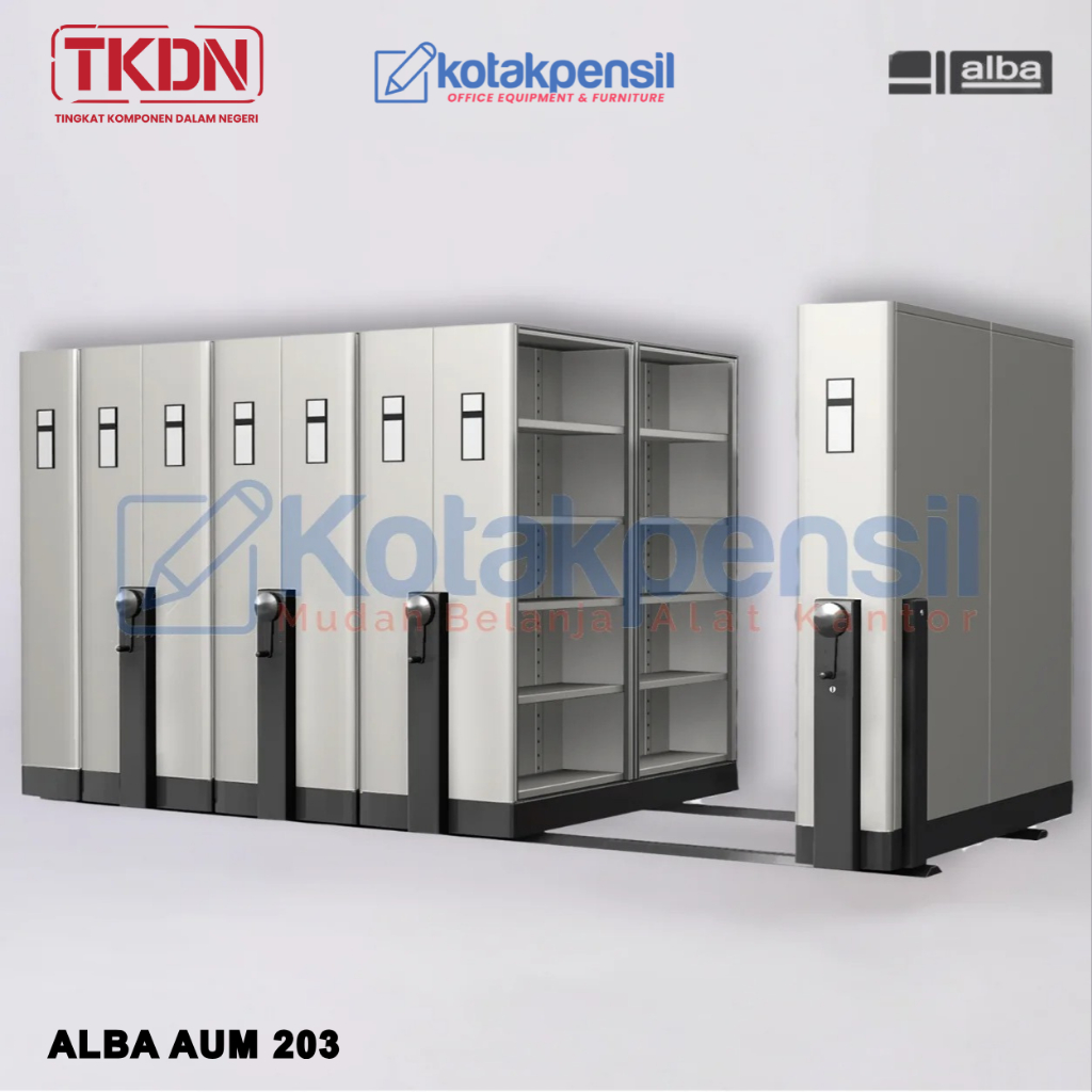 Jual Mobile File Mekanik ALBA MF 203 Roll O Pack Mekanik ALBA MF 203 ...