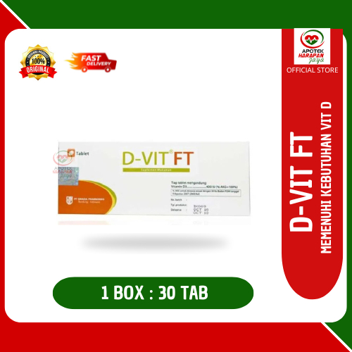 Jual DEVIT FT/ D-VIT FT ISI 30 TAB/ SUPLEMEN VIT D3 400 IU | Shopee ...