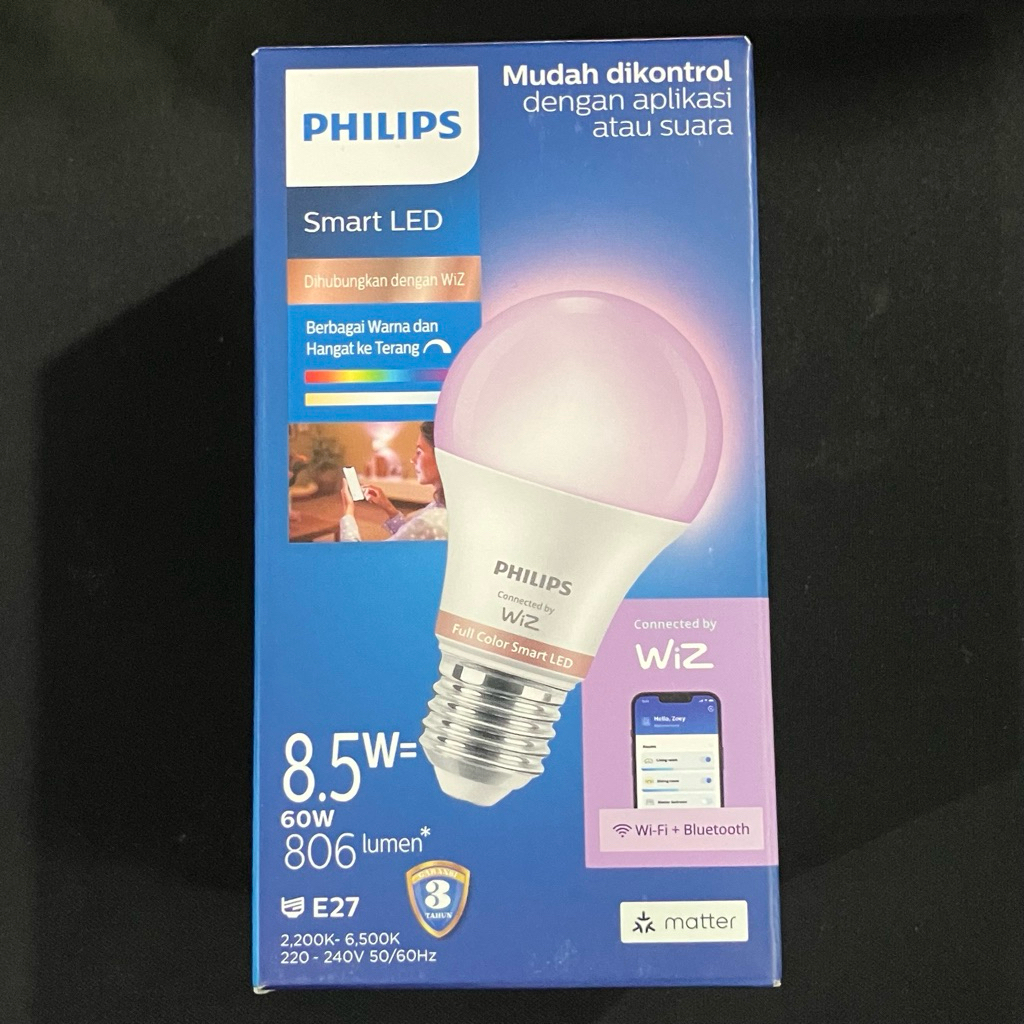 Jual PHILIPS Smart LED 8.5W Full Color | Shopee Indonesia