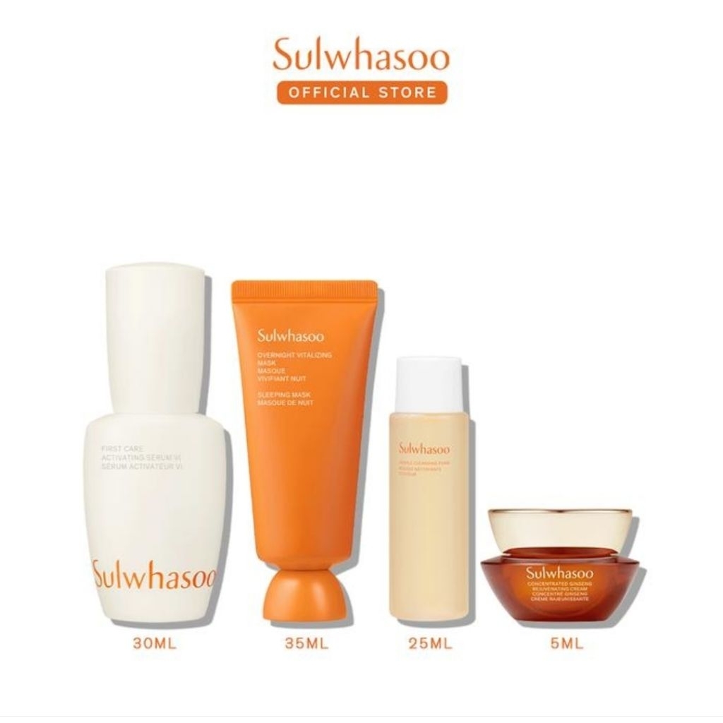 Jual SULWHASOO FIRST CARE ACTIVATING TRIAL KIT (WITH EXCLUSIVE HARD BOX) | Shopee Indonesia
