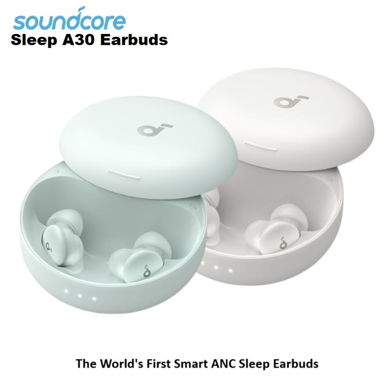 Jual ANKER SoundCore Sleep A30 - Smart ANC Sleep Earbuds - D1301 ...