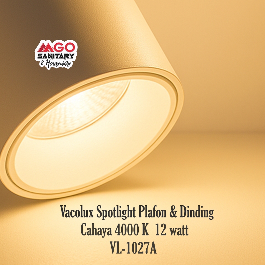 Jual Vacolux Lampu Spotlight Dinding & Plafon Flexible 12W 4000K ...