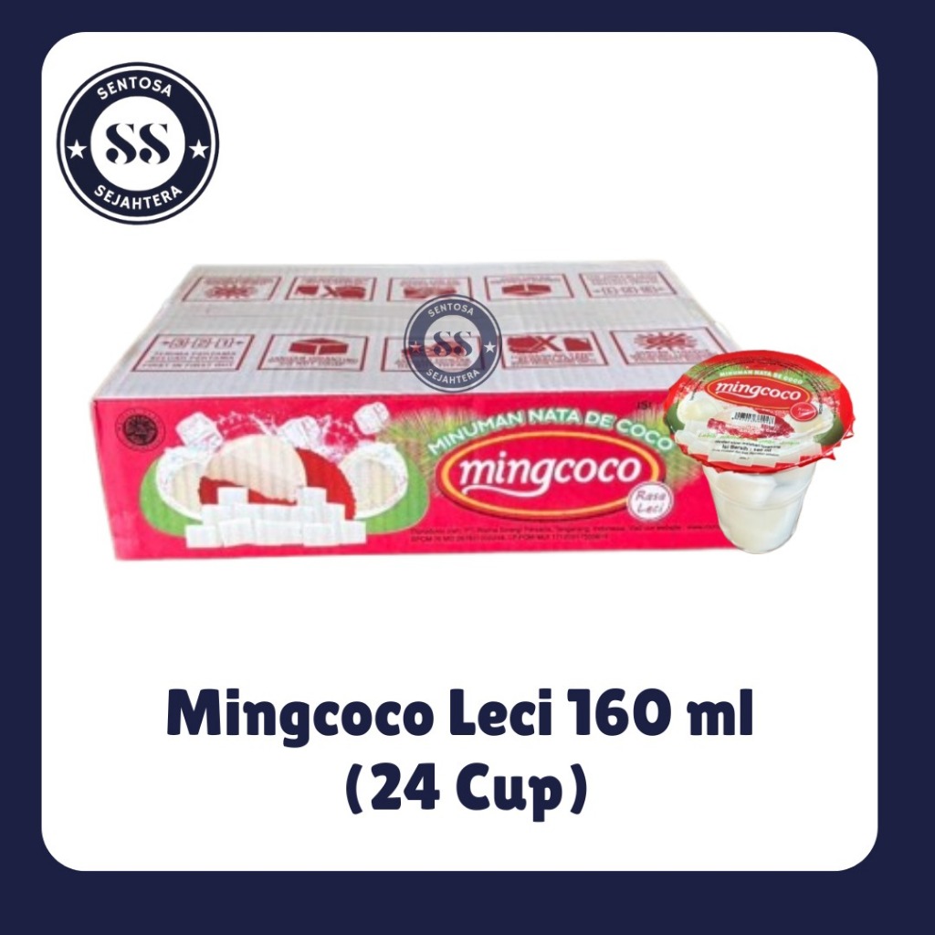 Jual Mingcoco Leci 1 Dus isi 24 Cup 160ml | Shopee Indonesia