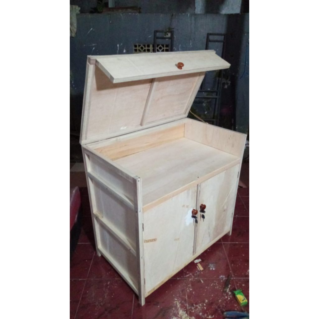 Jual Meja kompor tutup 2 tungku mini malis | Shopee Indonesia