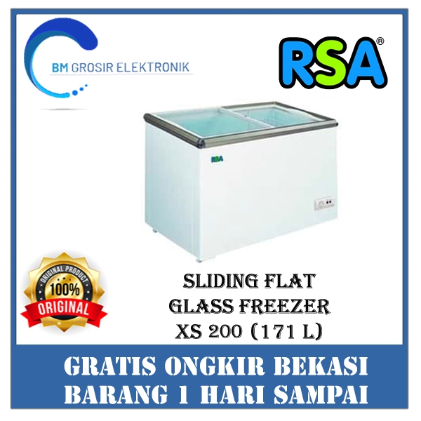 Jual RSA CHEST FREEZER XS 200 CHEST FREEZER BOX 171 LITER ORIGINAL ...