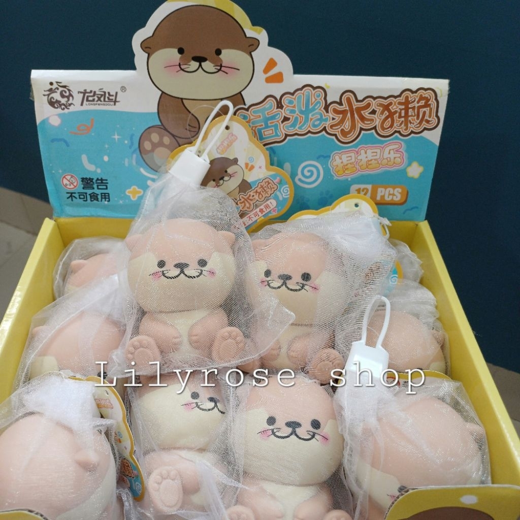 Jual Mainan squishy stress ball otter 6675 | Shopee Indonesia